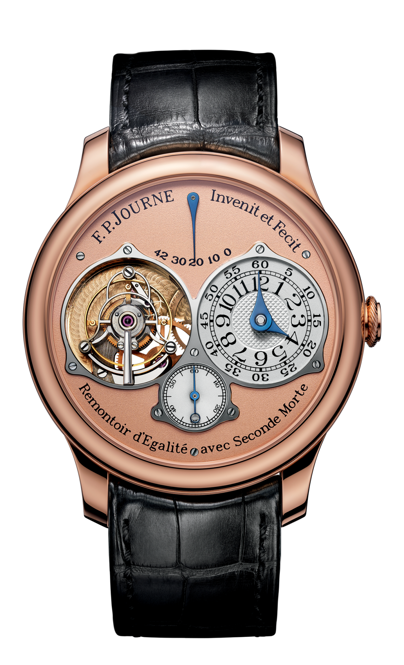 F.P.Journe Souveraine watch FPJ-Co-Souveraine-Tourbillon-AL-CuirOr - 12 ...